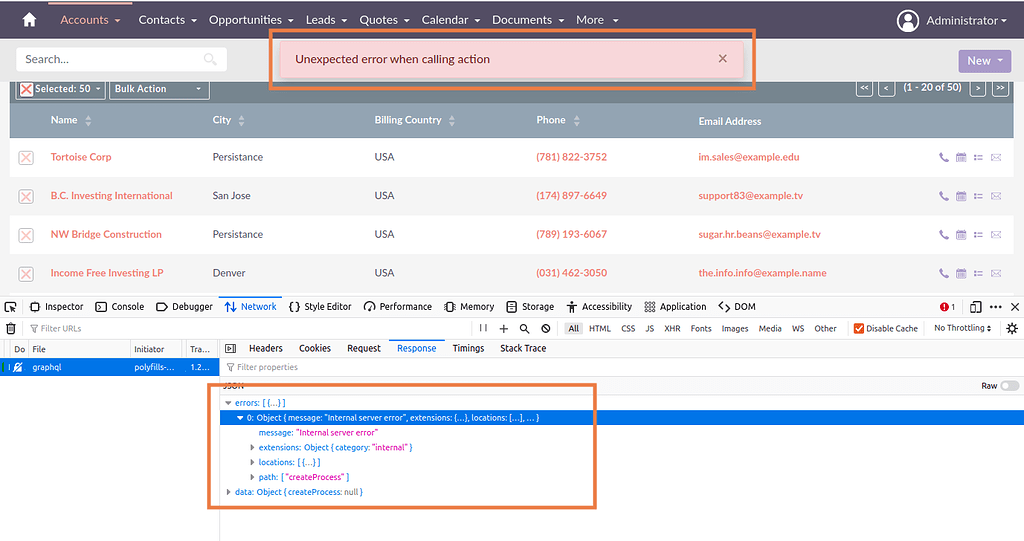 Getting "Unexpected error when calling action" - 💬 General Discussion ...